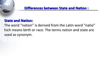 State and its elements | PPT