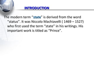 State and its elements | PPT