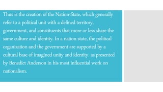 State and Nation and Forms of Govt | PPT