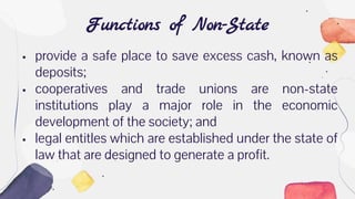 State and Non-State Institution.pdf | Political Issues & policy | Politics