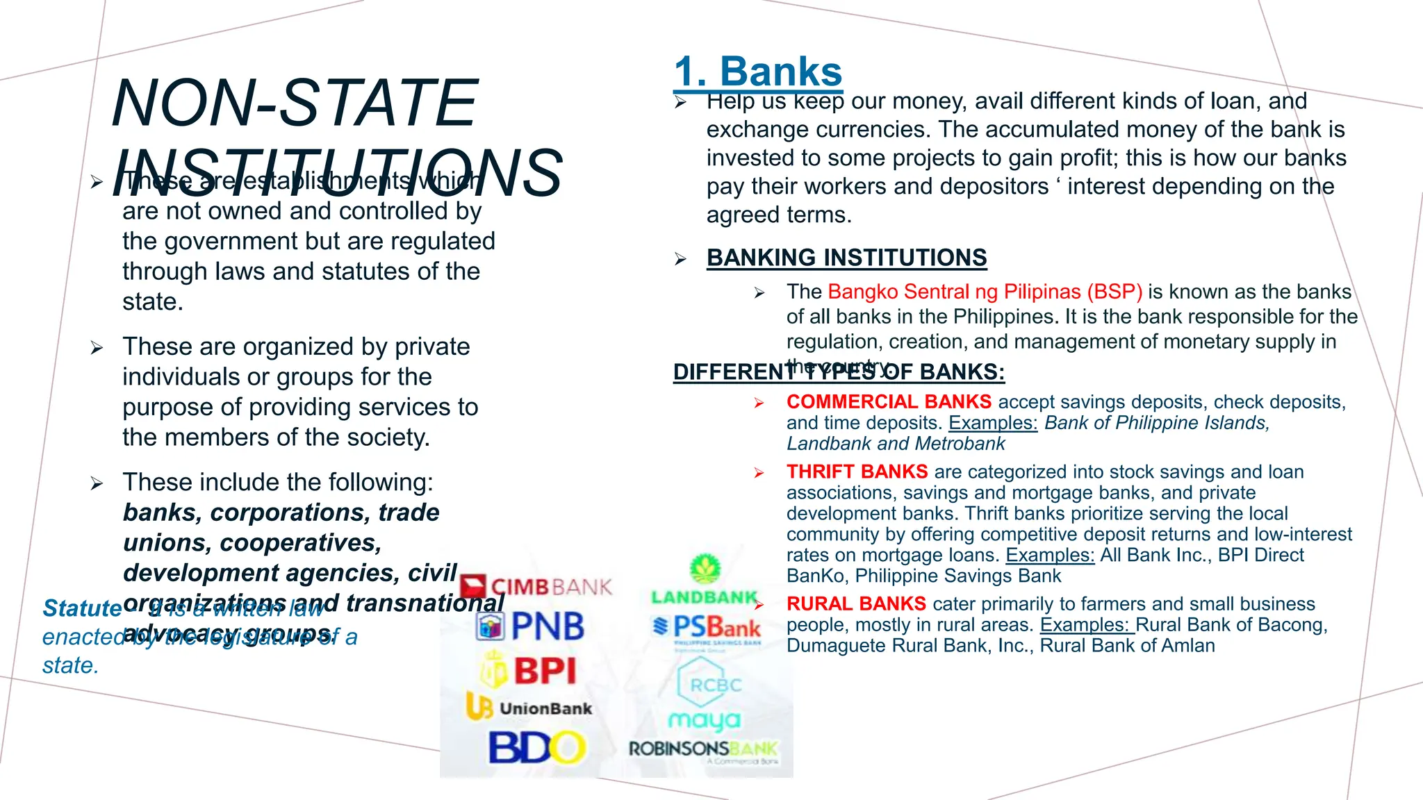 State and Non-State Institutions G11 - 2nd Sem.pptx