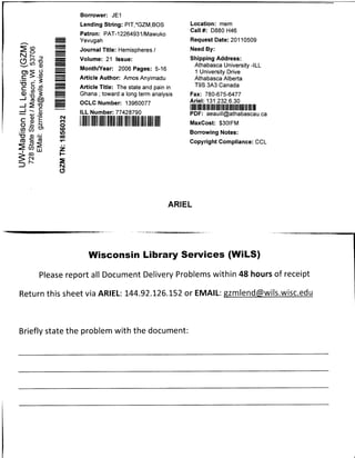 State and pain | PDF