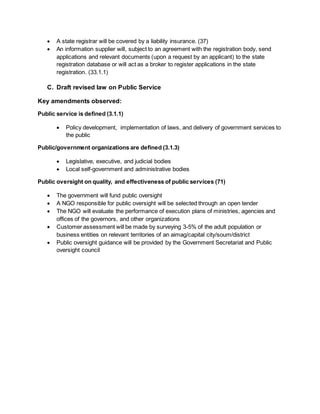 State and property registration public service law draft laws | DOCX
