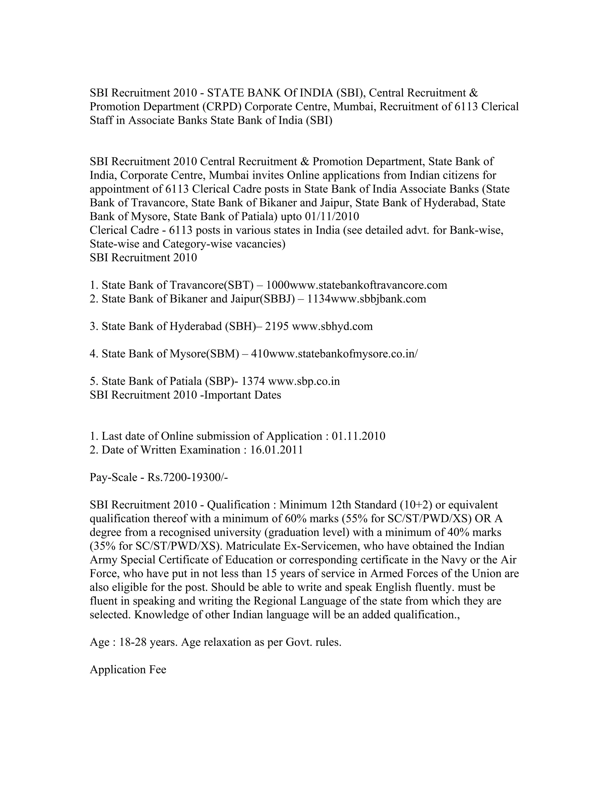 State bank of india | DOC