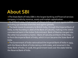 State bank of india | PPTX