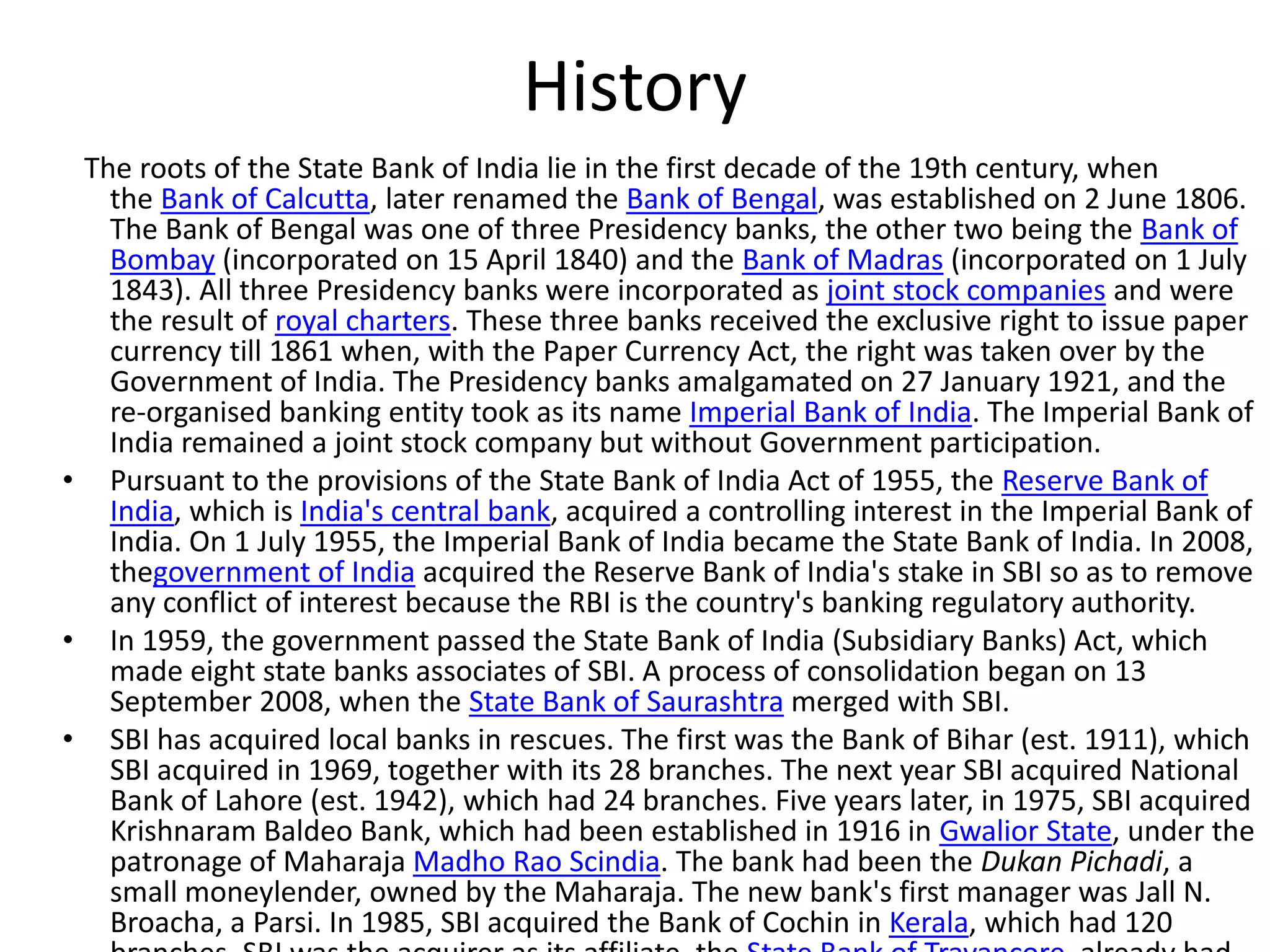 State bank of india | PPTX