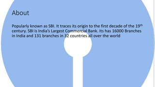 State bank of india | PPTX