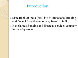 State bank of india | PPT