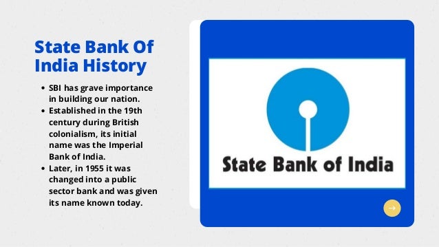 State bank of India logo story | PDF