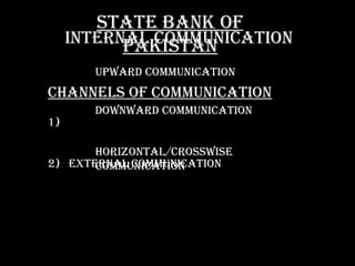 Communication model of State bank of pakistan | PPT
