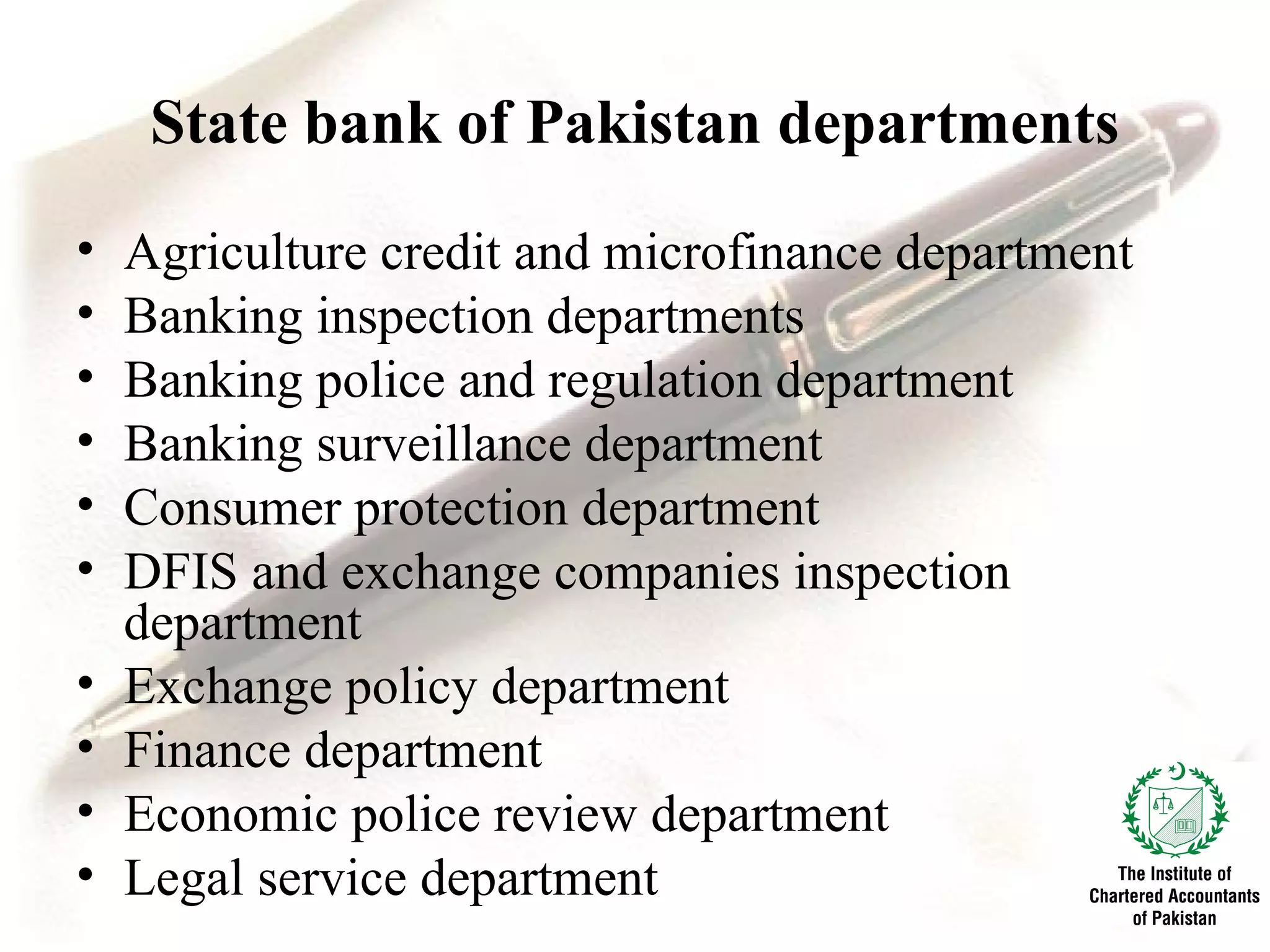 State bank of pakistan | PPT