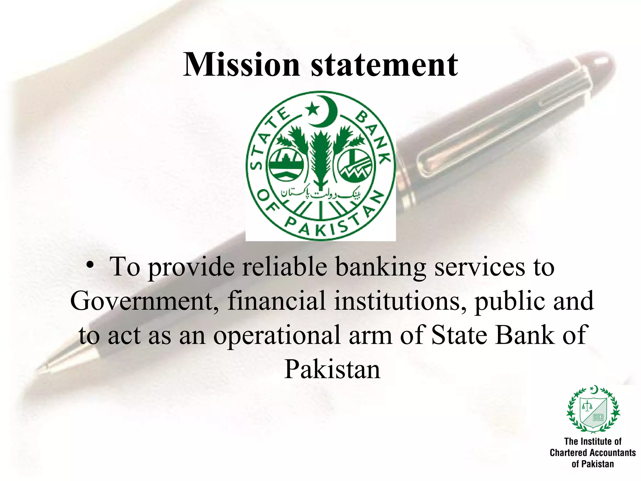 State bank of pakistan | PPT