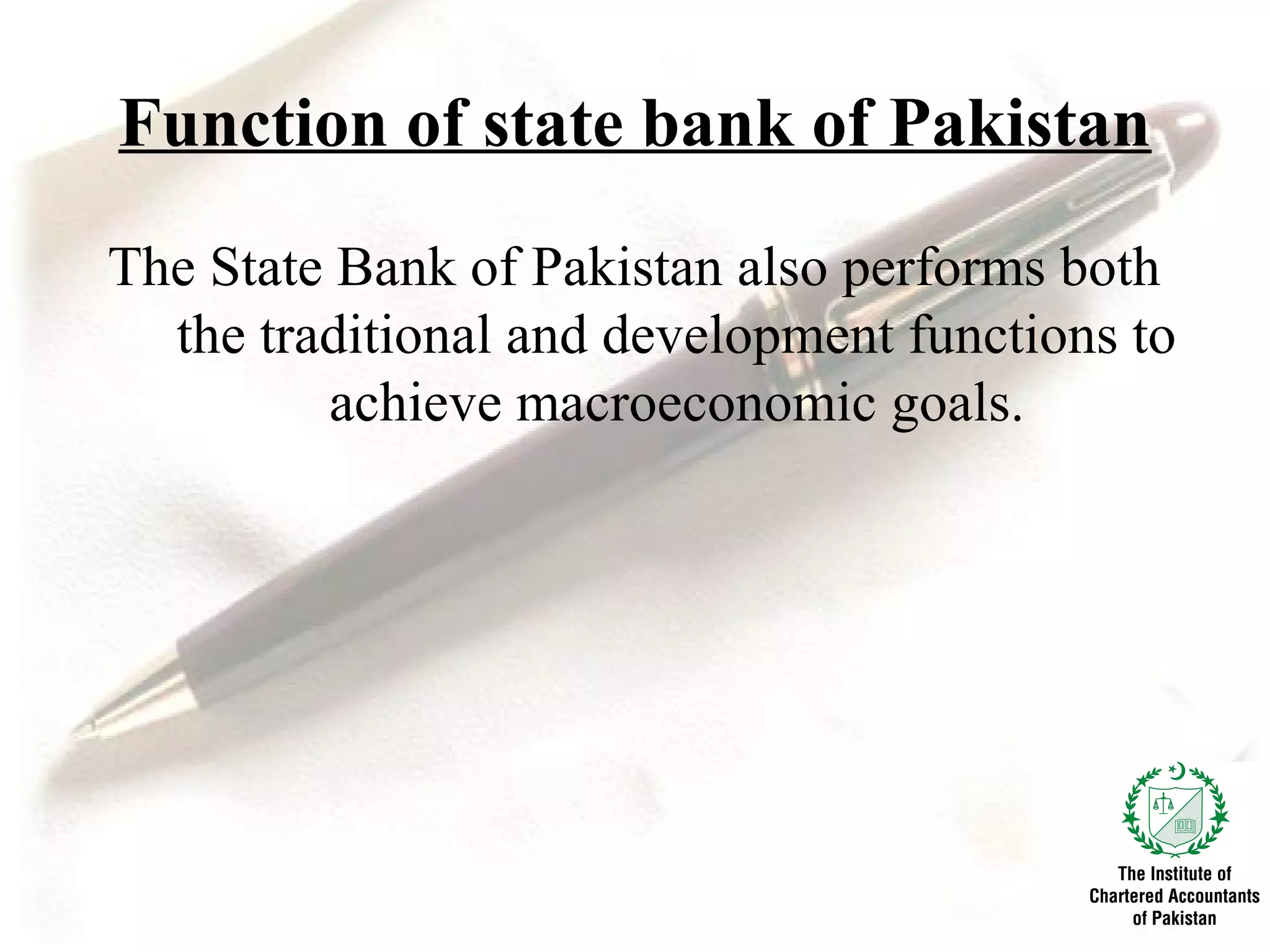 State bank of pakistan | PPT