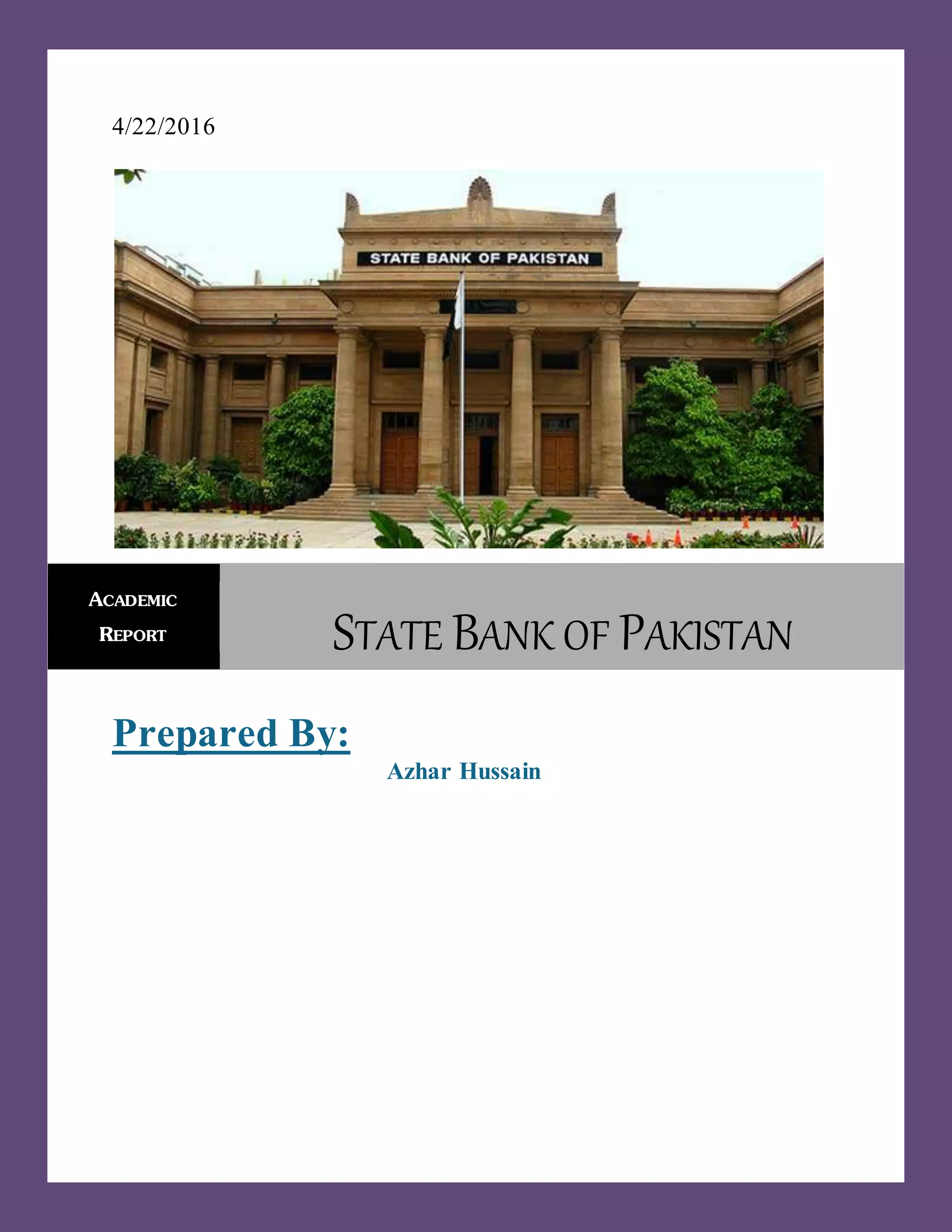 State bank of pakistan | DOCX