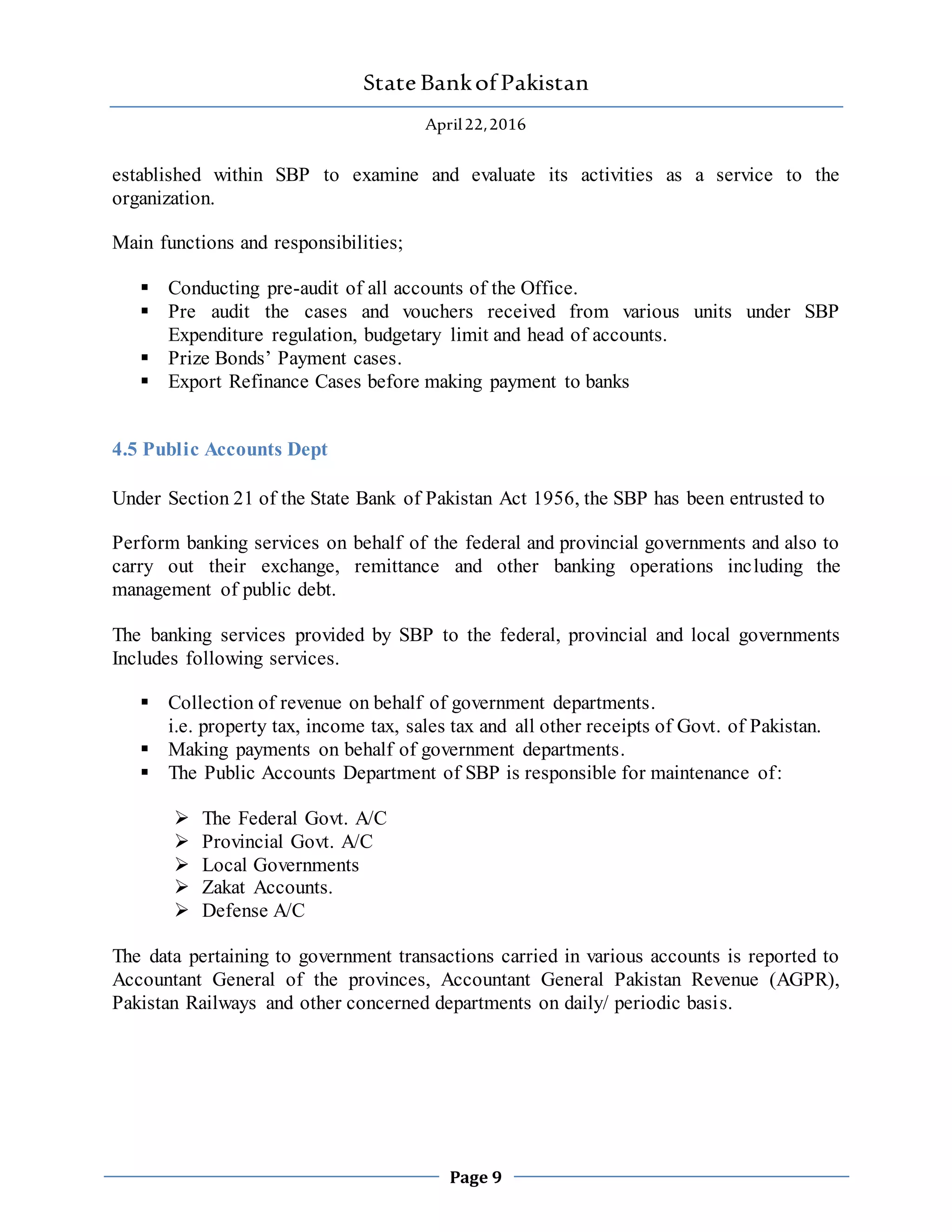 State bank of pakistan | DOCX