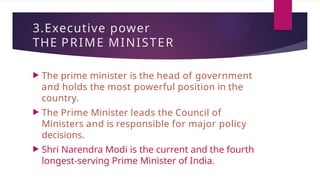 state bodies of India that show the state structure of india. | PPTX