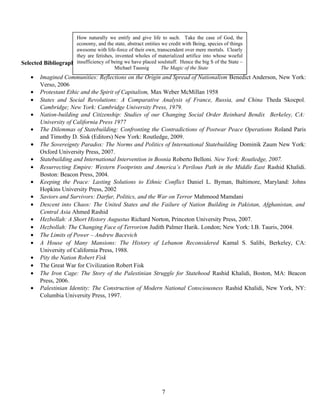 Statebuilding Syllabus | PDF