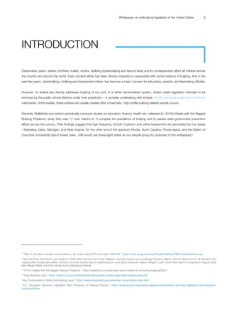 Anti-Bullying Legislation in the United States | PDF