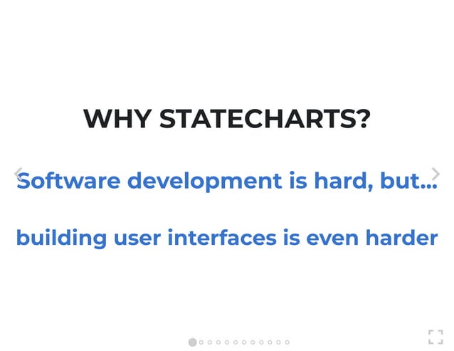 Managing application state with statecharts | PPT Managing application state with statecharts | PPT