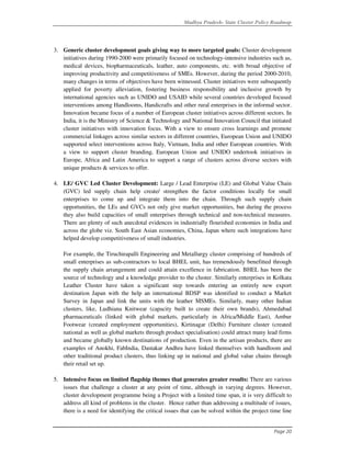 State Cluster Development Policy Road Map | PDF