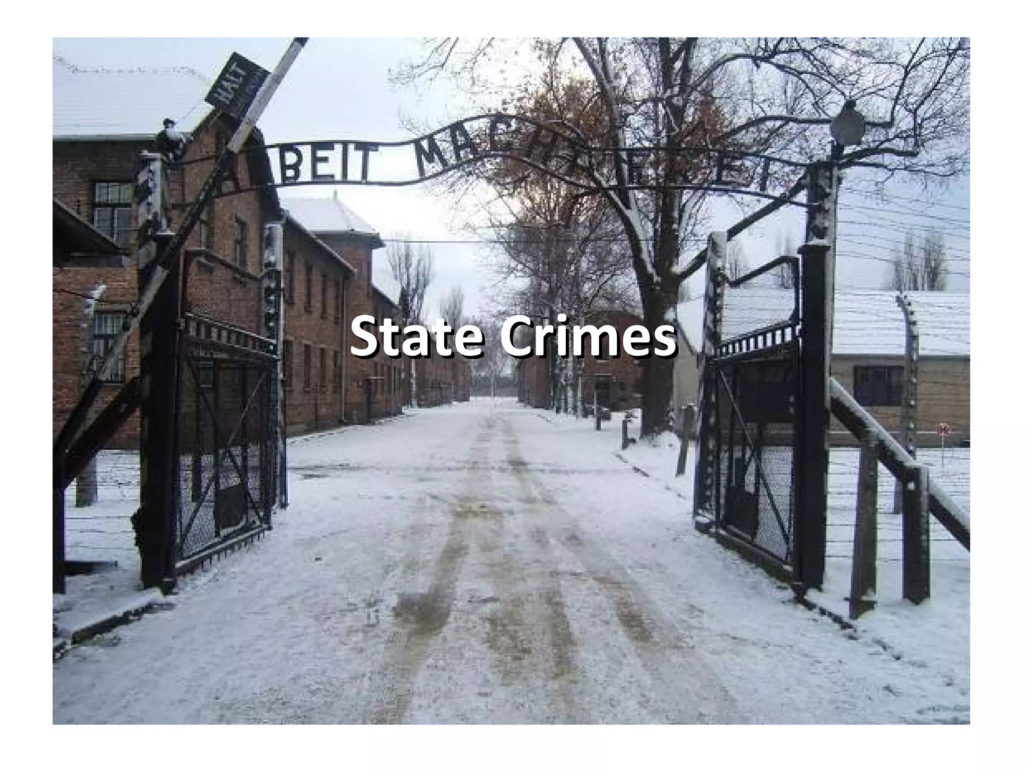 State crimes and green crimes | PPT