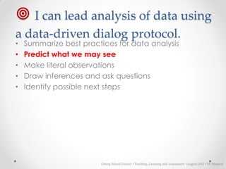 State Assessment Data Meeting for Admin | PPT