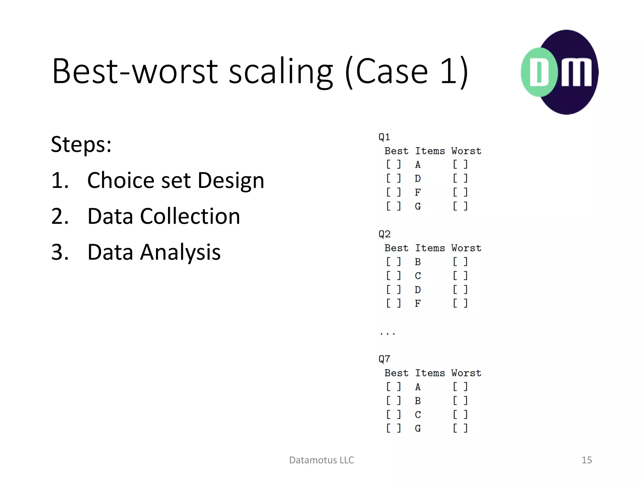 Stated preference methods and analysis | PDF