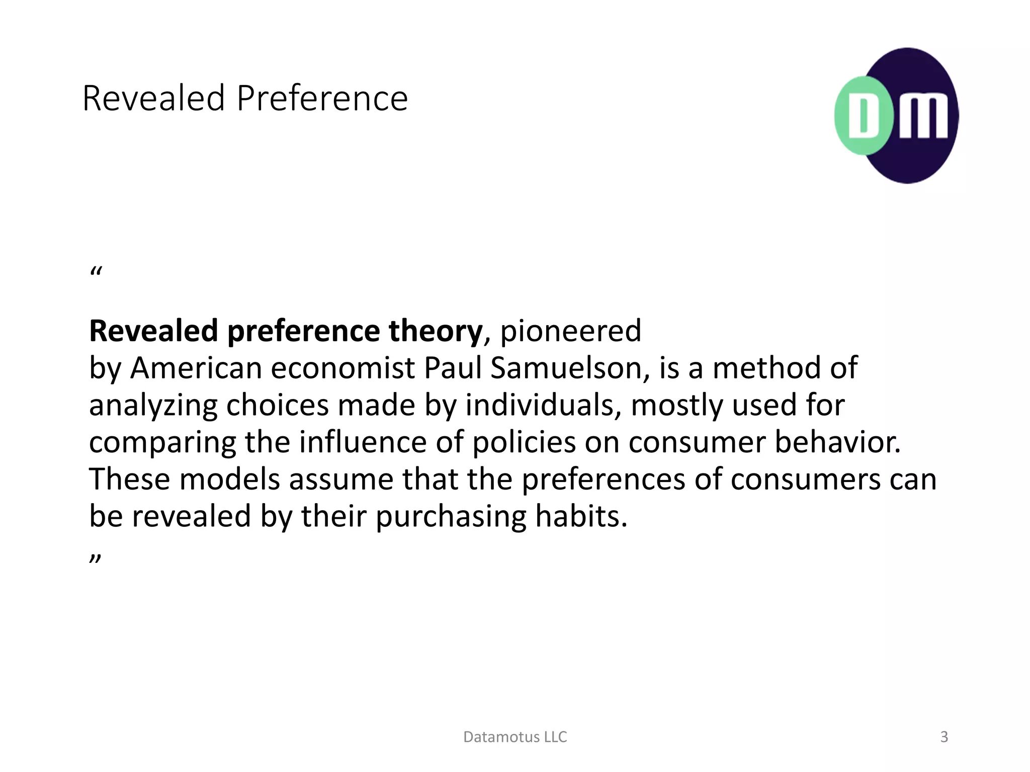 Stated preference methods and analysis | PDF