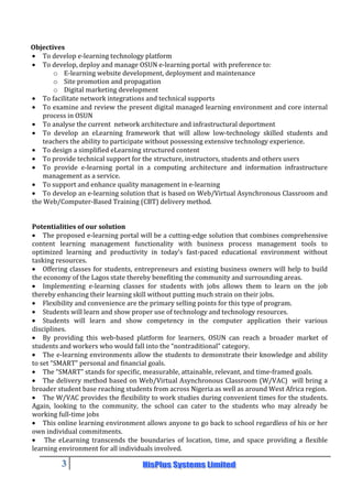 State elearning proposal | PDF