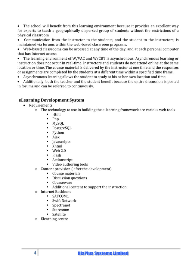 State elearning proposal | PDF