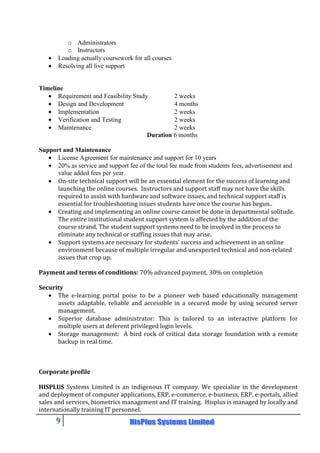 State elearning proposal | PDF