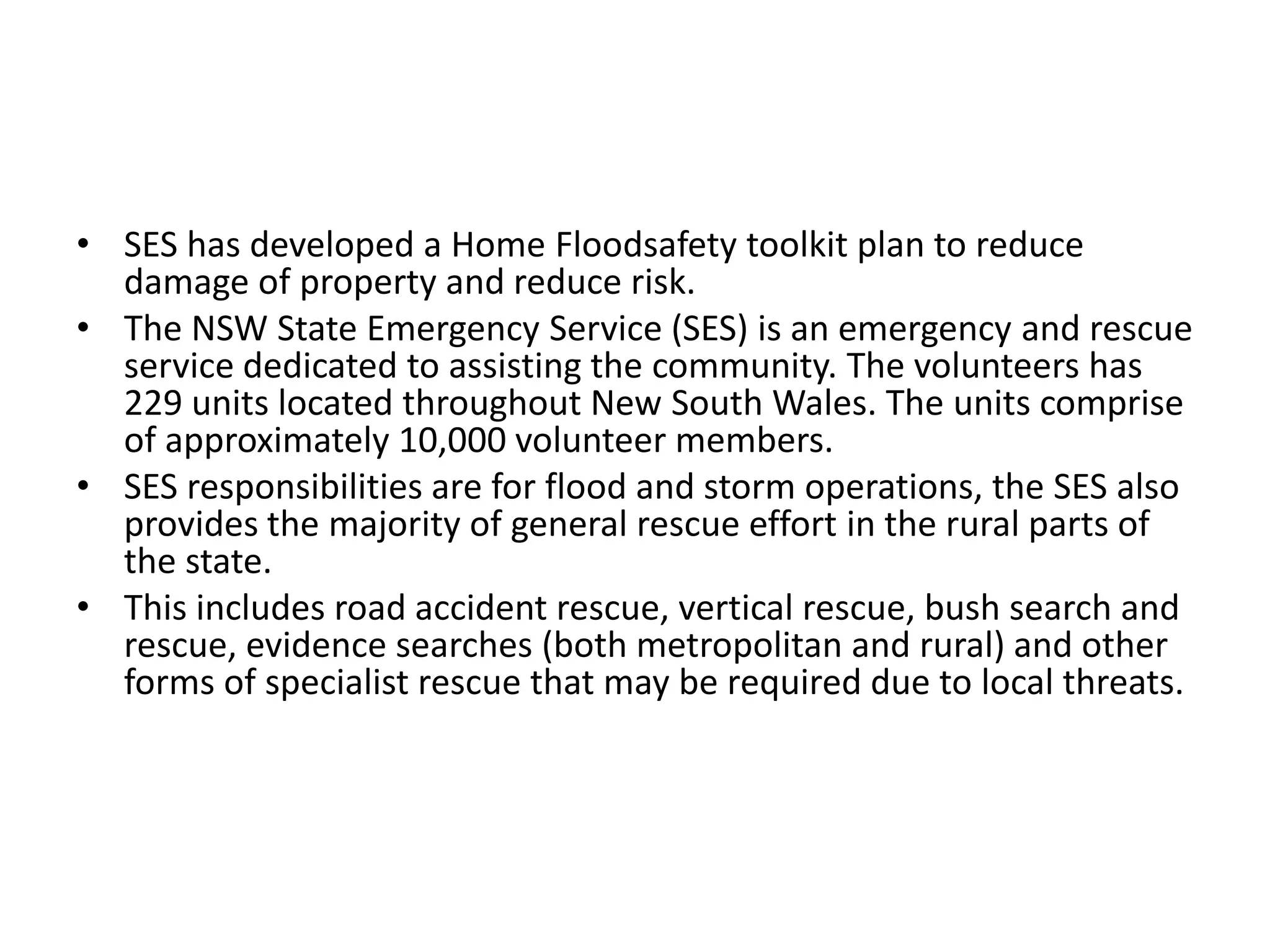 State emergency service | PPSX
