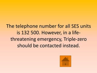 State Emergency Service | PPT
