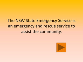 State Emergency Service | PPT
