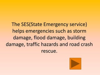 State Emergency Service | PPT