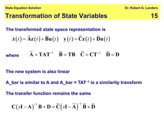 State equationlecture | PDF