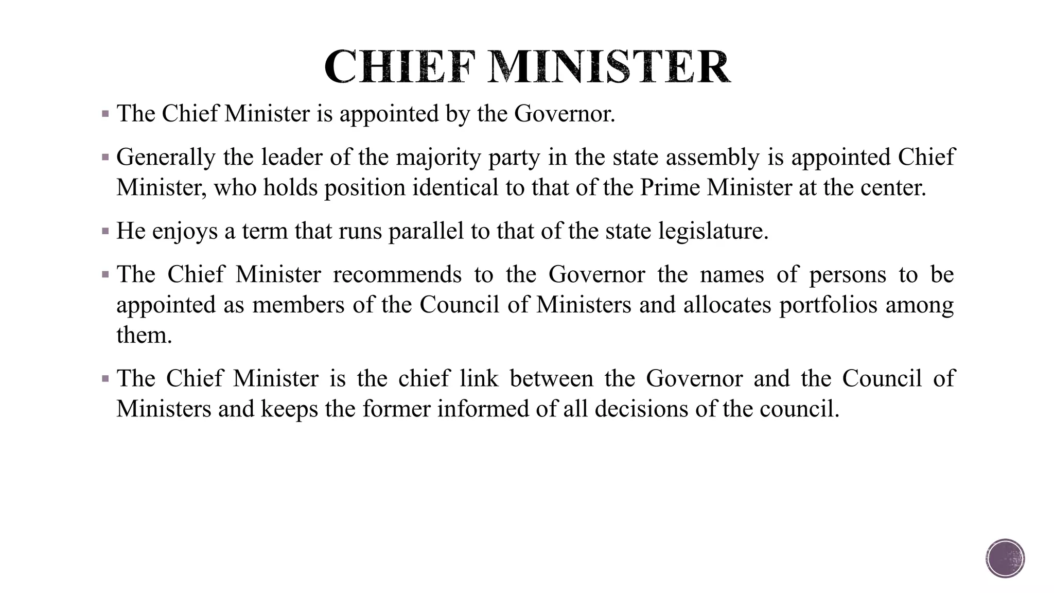 State executive | PPTX