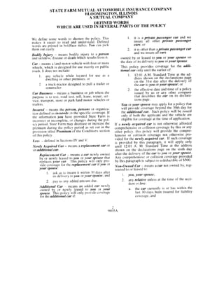 Statefarm Policy | PDF