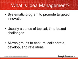 State farm idea management | PPT