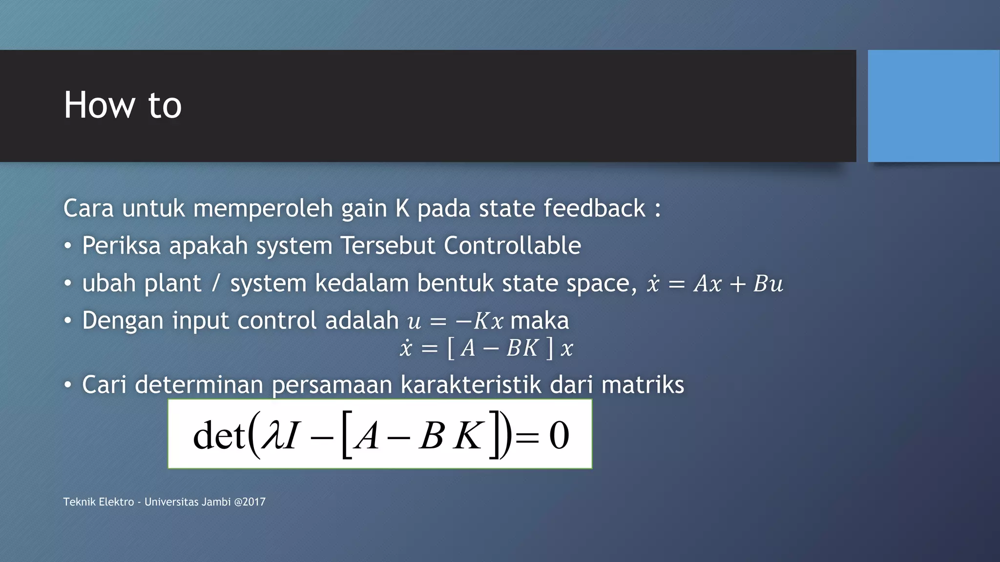 State feedback controller | PDF