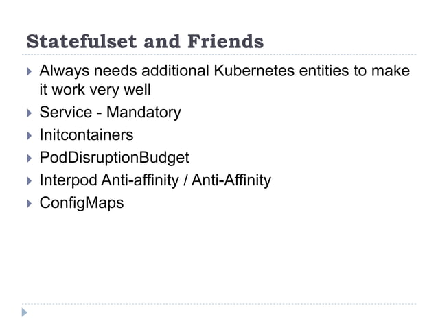Stateful set in kubernetes implementation & usecases | PPTX | Cloud ...