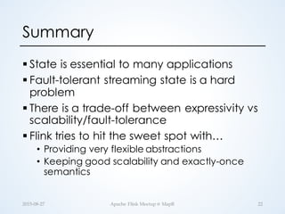 Stateful Distributed Stream Processing | PDF