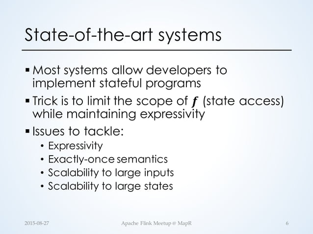Stateful Distributed Stream Processing | PDF