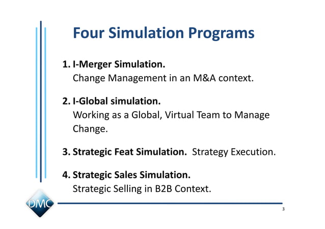 Stategic sales simulation dmc mar 17 | PPT