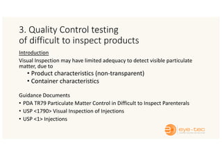 Strategies & Qualification Methodologies for visual Inspection | PDF