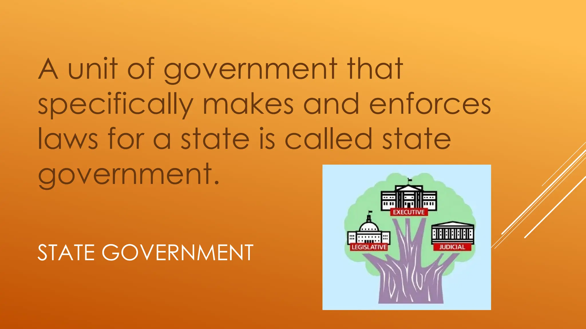 HOW THE STATE GOVERNMENT WORKS, for grade 7 | PPTX