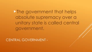HOW THE STATE GOVERNMENT WORKS, for grade 7 | PPTX