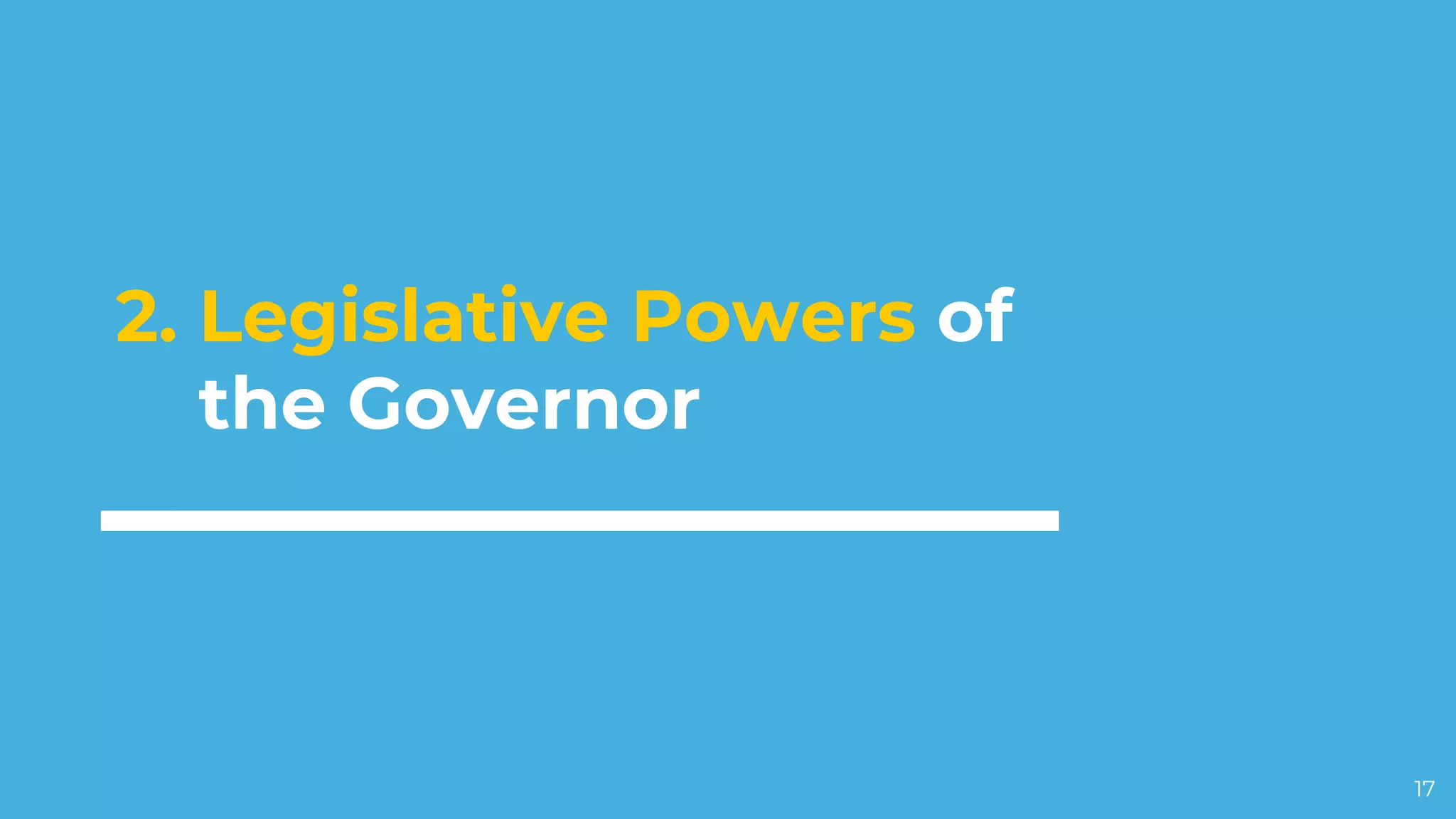 Governor - Powers and Functions | PDF