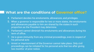 Governor - Powers and Functions | PDF
