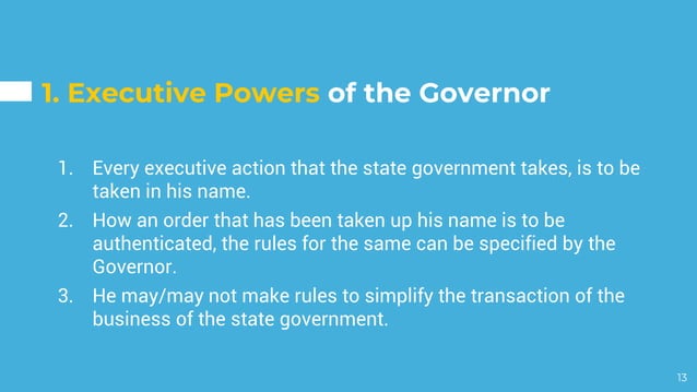 Governor - Powers and Functions | PDF | Law